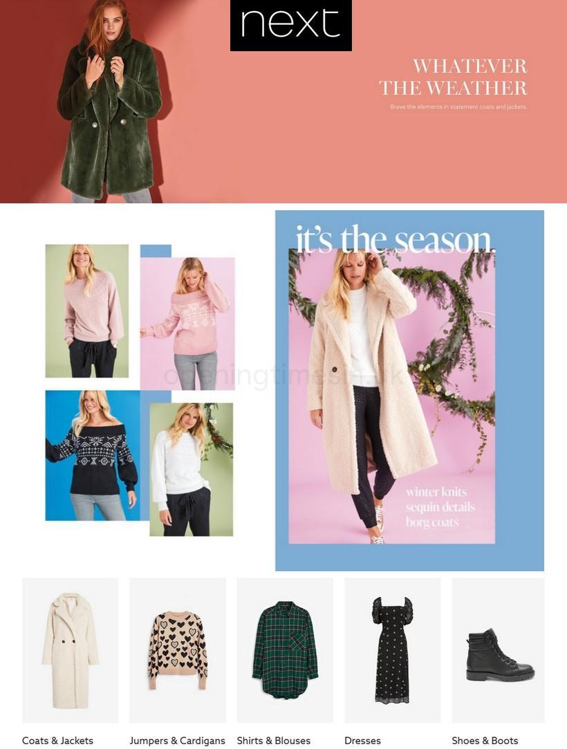 Next New offers & Special Buys from 9 December