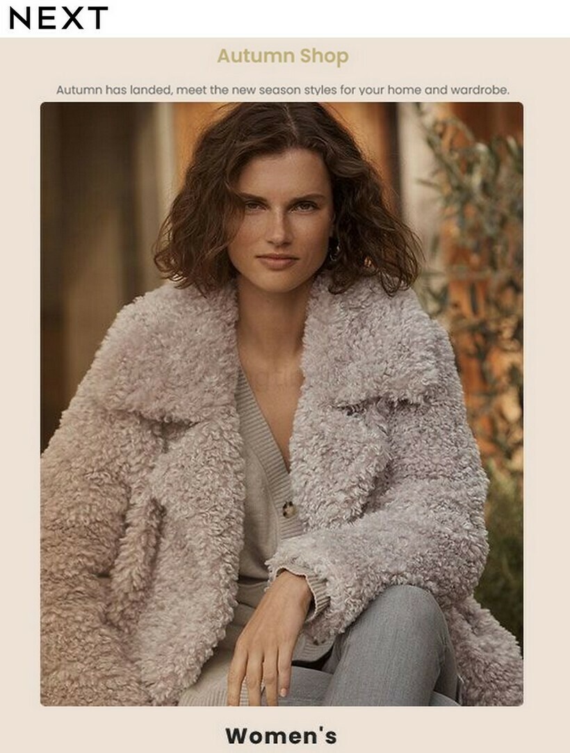 Next New offers & Special Buys from 20 September