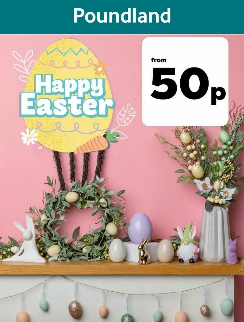 Poundland Easter Offers & Great savings from 5 March