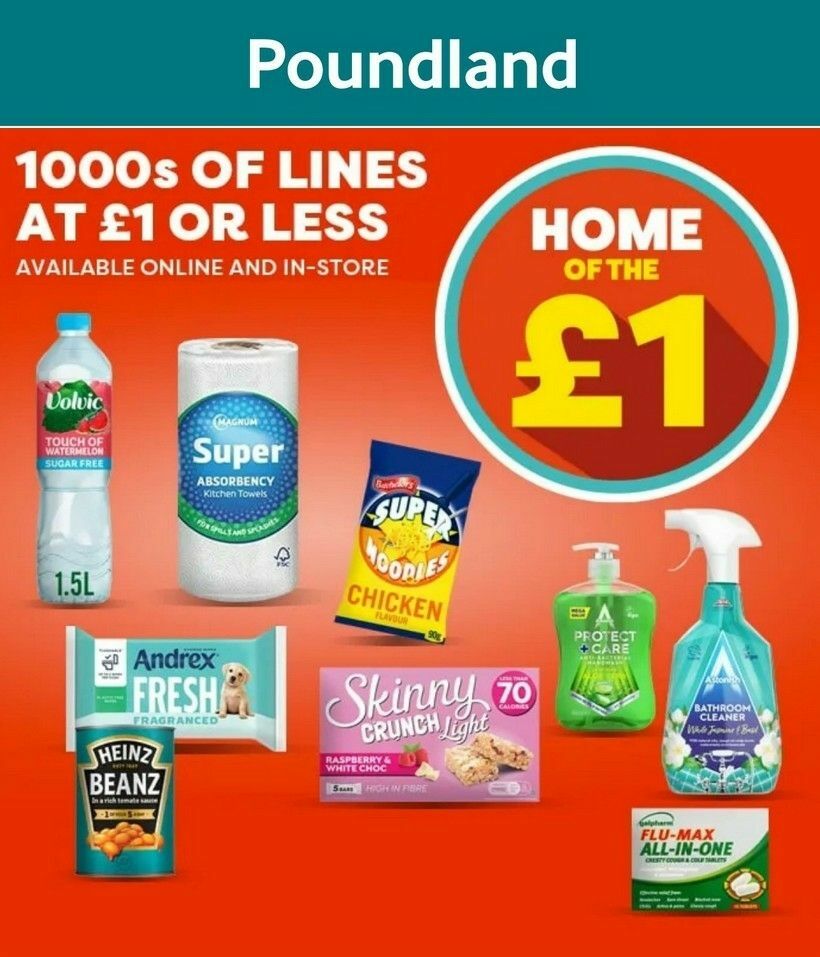 Poundland Offers & Great savings from 5 March
