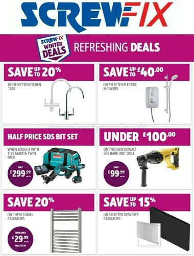 Screwfix - Elgin, Swindon - Opening Times & Store Offers