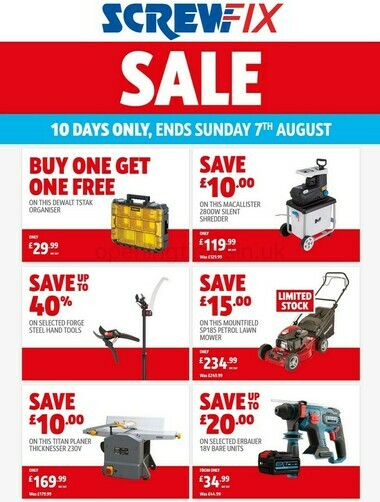 Screwfix Best Offers & Special Buys