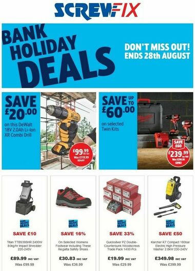Screwfix Best Offers & Special Buys