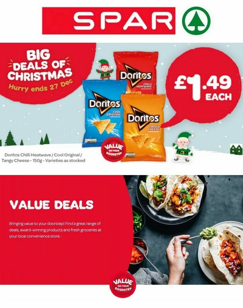 SPAR from 22 December