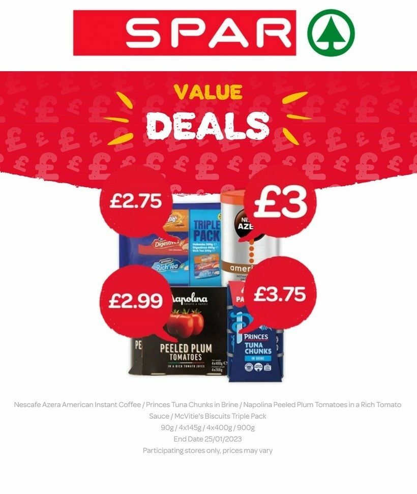 SPAR from 19 January