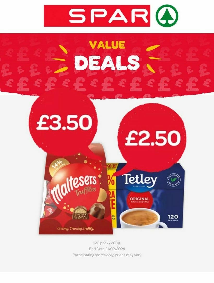 SPAR from 16 February