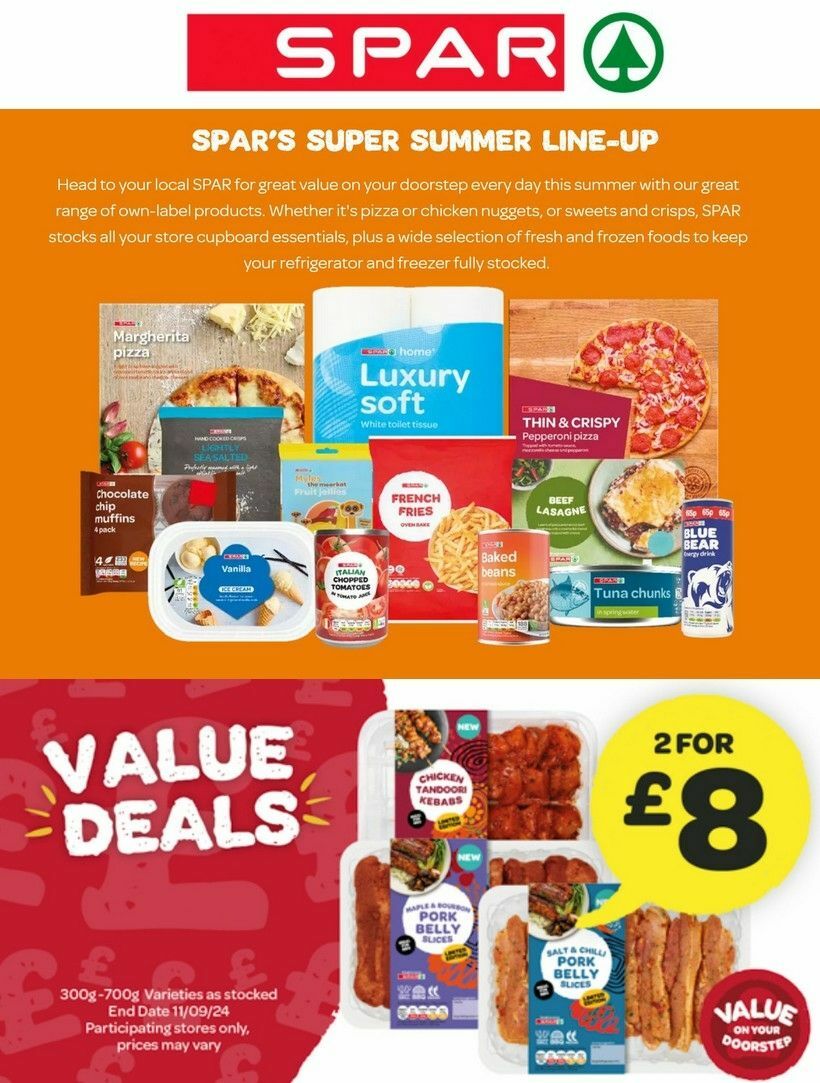 SPAR from 28 June