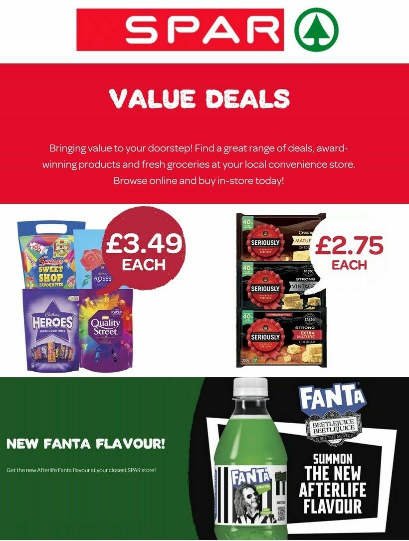 SPAR from 4 October