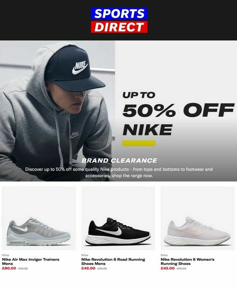 Sports Direct from 15 May