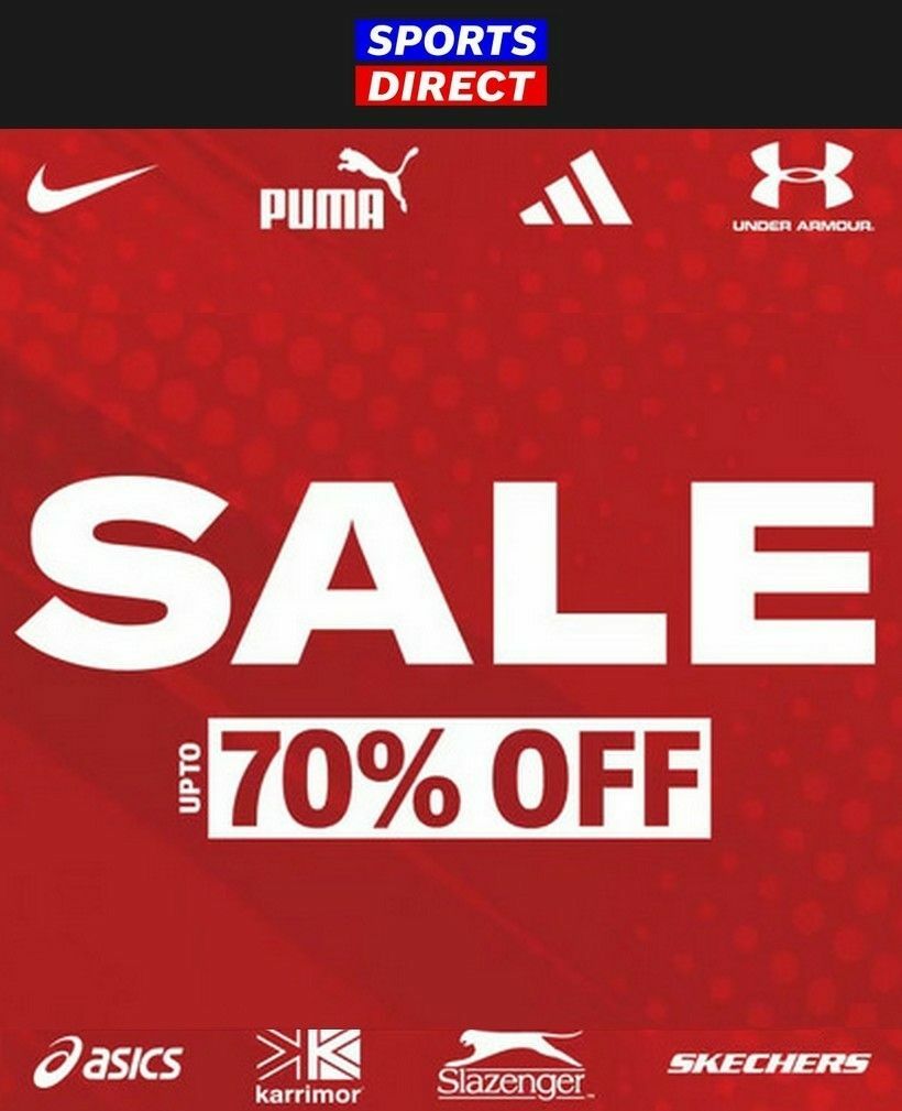 Sports Direct from 5 August