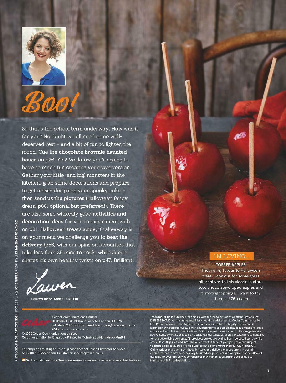 TESCO Magazine October 2020 Offers & Special Buys from 1 October - Page 3