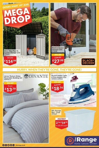 The Range - Ashford, Kent (NEW Store) - Opening Times & Store Offers