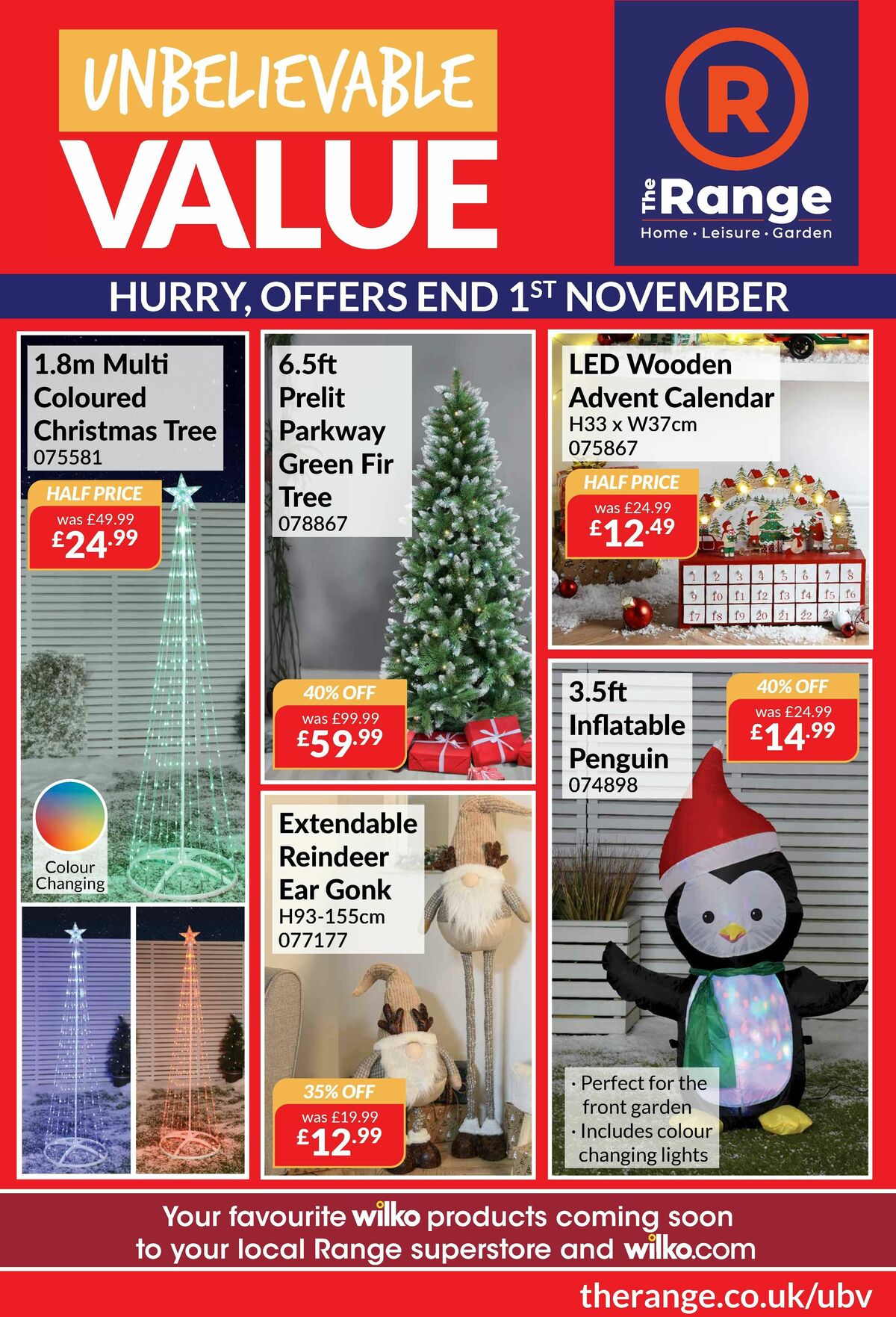 The Range from 19 October