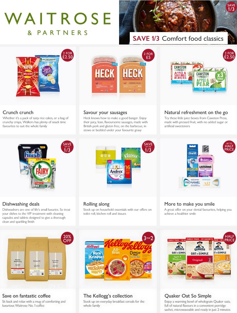 Waitrose Offers & Special Buys from 31 October
