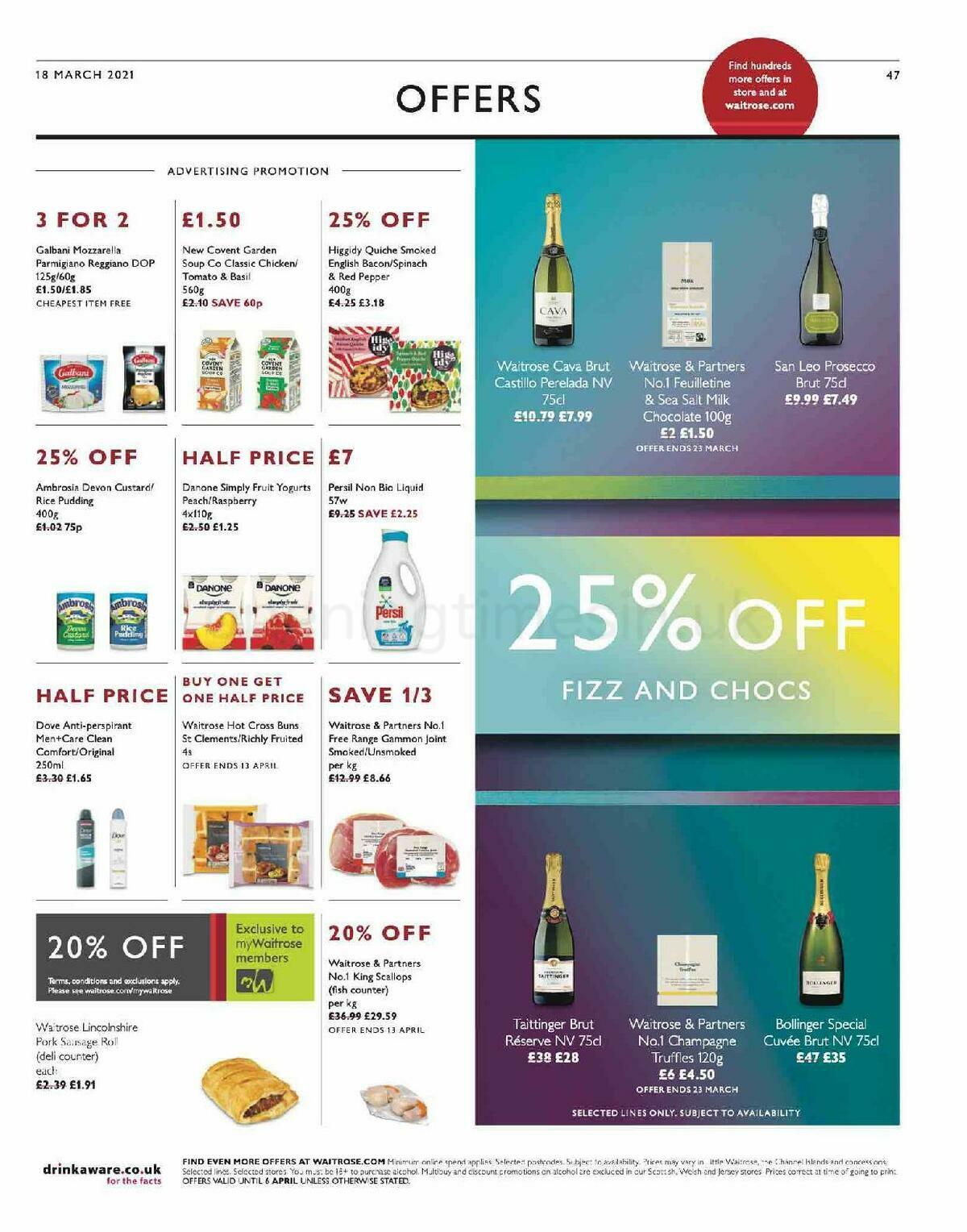 Waitrose Offers & Special Buys from 18 March - Page 47