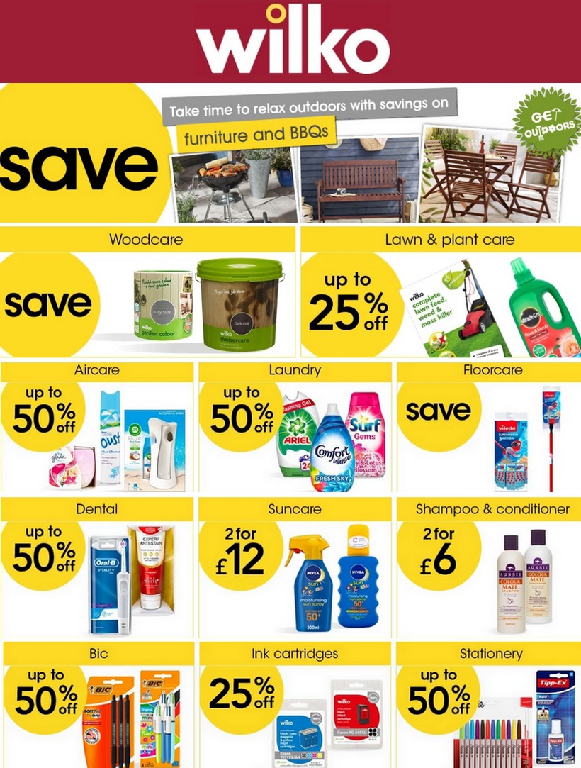 Wilko Best Offers and New Products from 1 June
