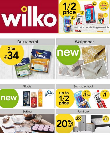 Wilko Best Offers and New Products