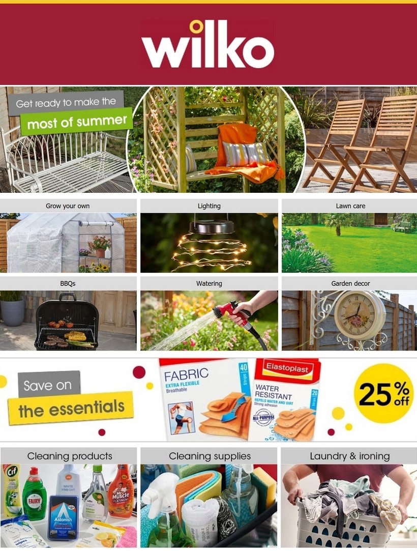 Wilko Best Offers and New Products from 6 May