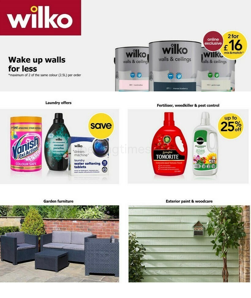 Wilko Best Offers and New Products from 22 May
