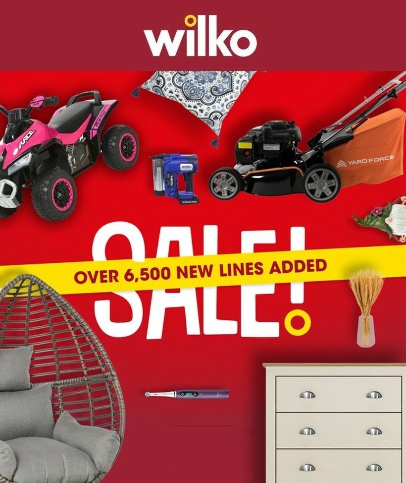 Wilko Best Offers and New Products from 9 July