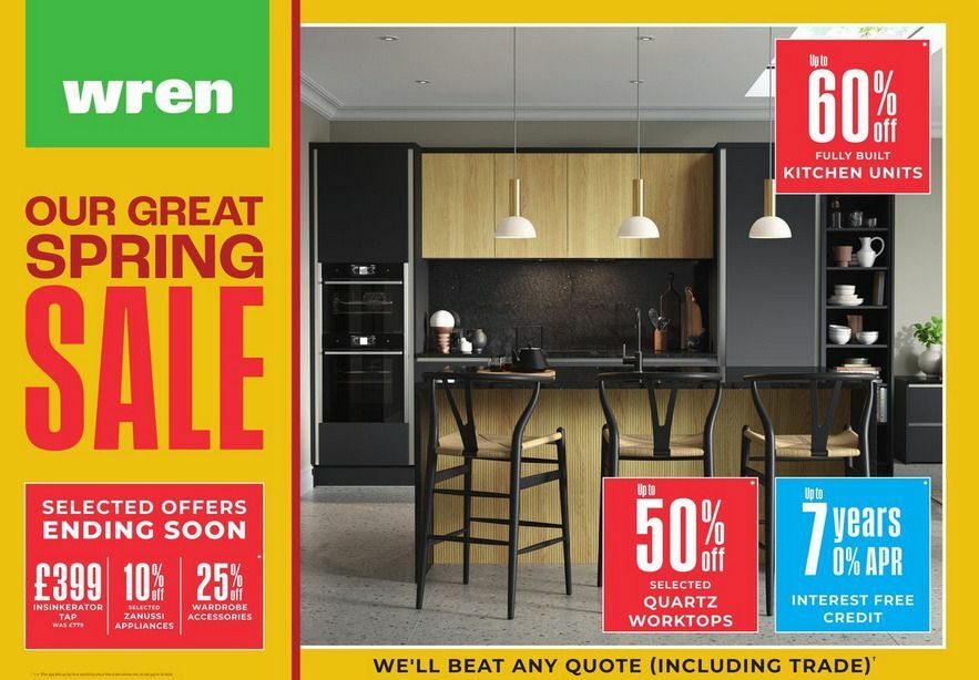 Wren Kitchens Offers & Great savings from 3 April
